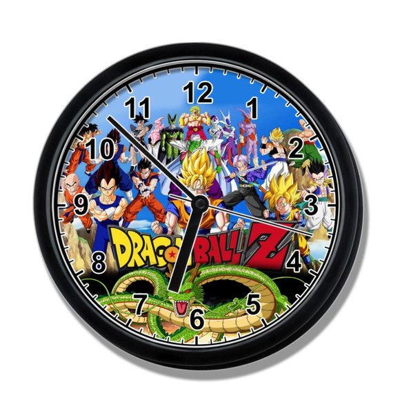 Clock | Wall Decor | Dragon Ball Z Wall Clock Goku Wall Decor Clock New ...